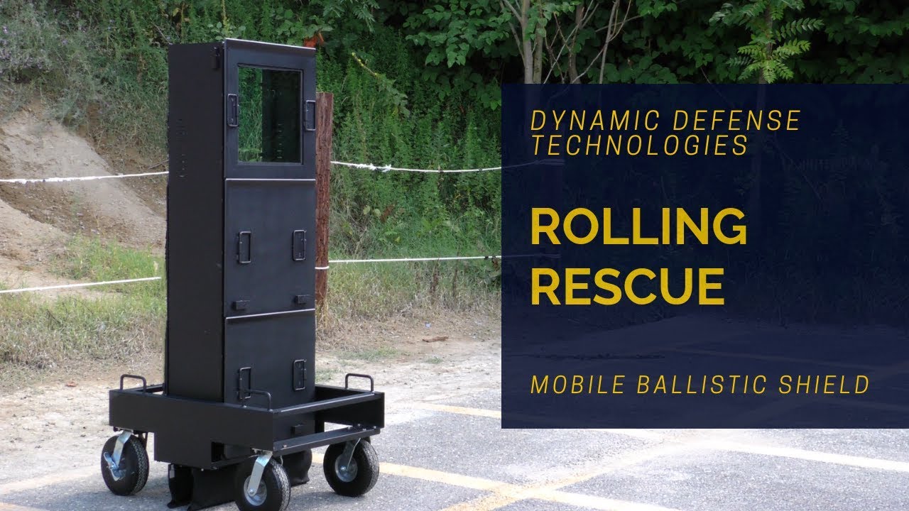 Rolling Rescue Mobile Ballistic & Security Shield | Useful for Schools ...