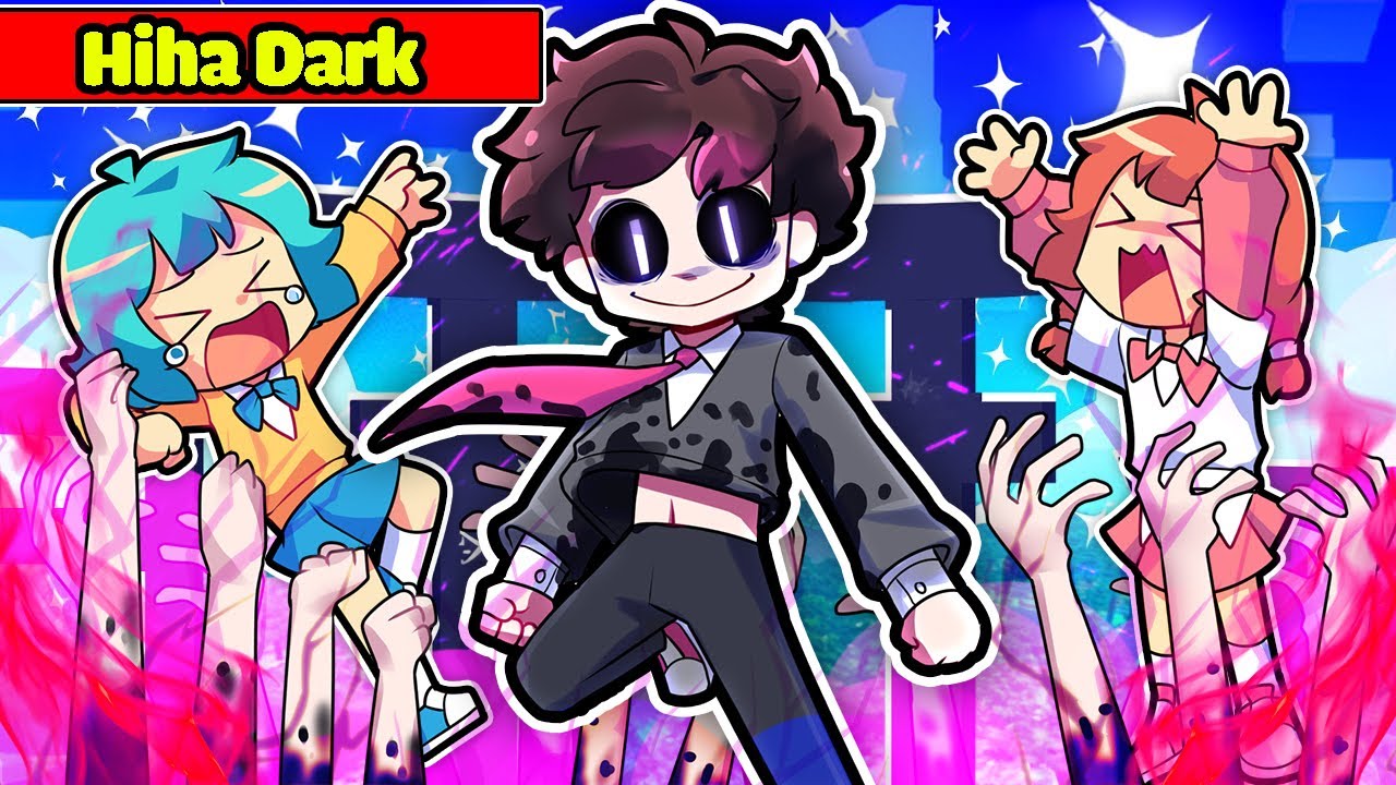 SINH TỐ TEAM BẤT NGỜ KHI HIHA DARK XUẤT HIỆN TRONG MINECRAFT*HIHA DARK😖 ...