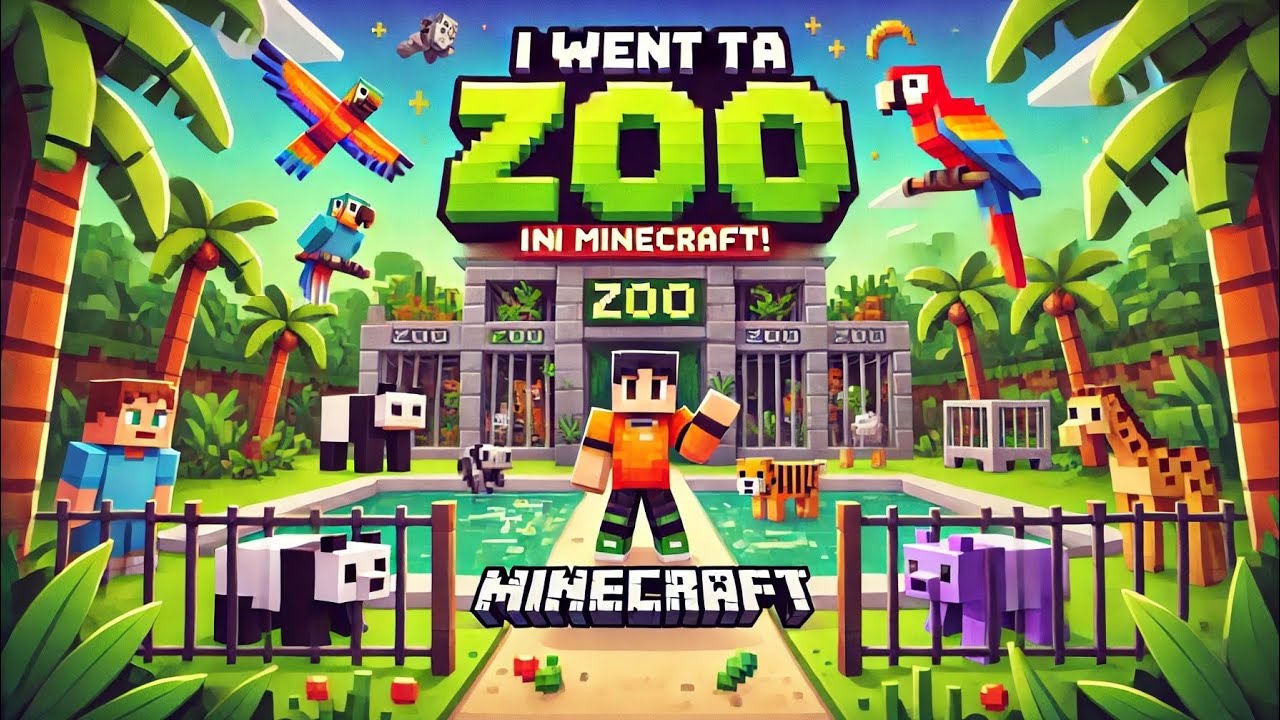 Minecraft i went to zoo. - YouTube
