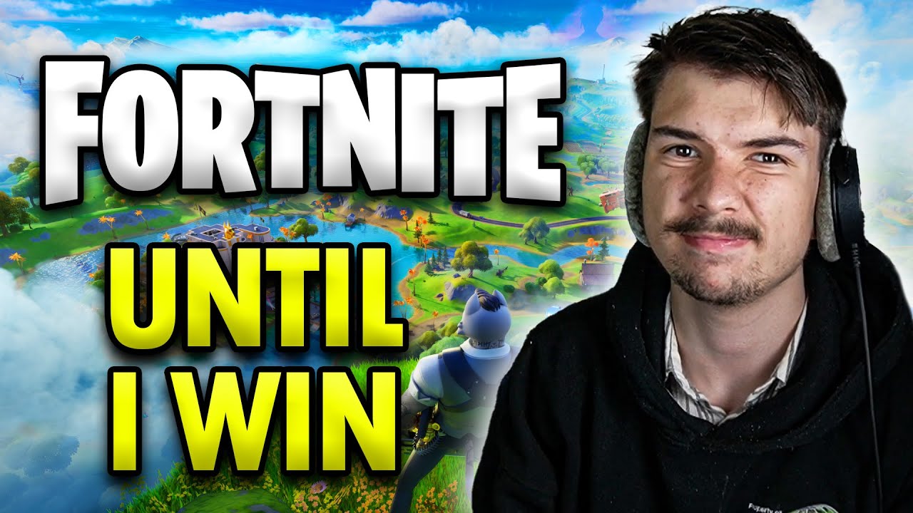 Playing Fortnite Until I Get A Solo Win! - YouTube
