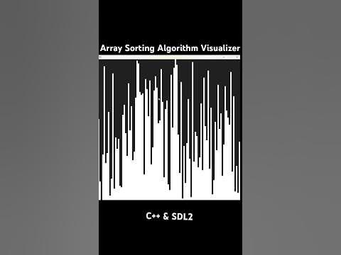 Array Sorting Algorithm Visualizer: Insertion Sort - YouTube
