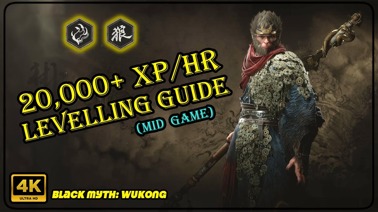 Black Myth: Wukong - Easy Levelling Up Method (20,000+ XP/HR) - YouTube