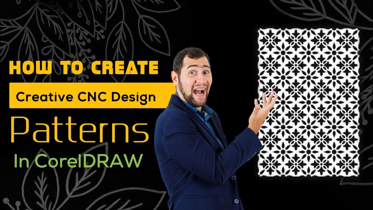 How to Create Creative CNC Design in CorelDRAW: CNC Design #cnc # ...