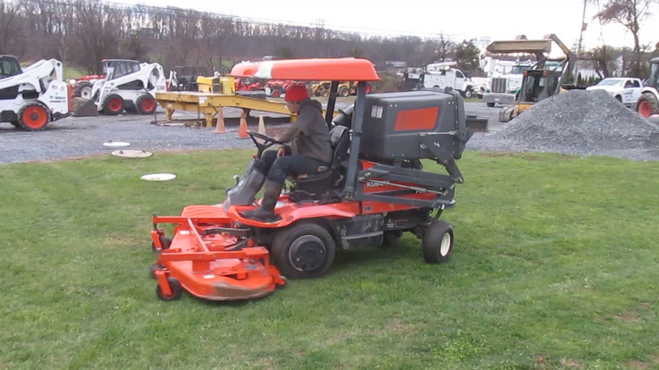 Kubota F3060 Front Mower - YouTube