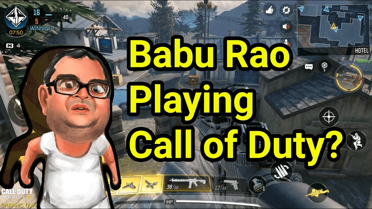 Babu Rao Playing CALL OF DUTY??? - YouTube
