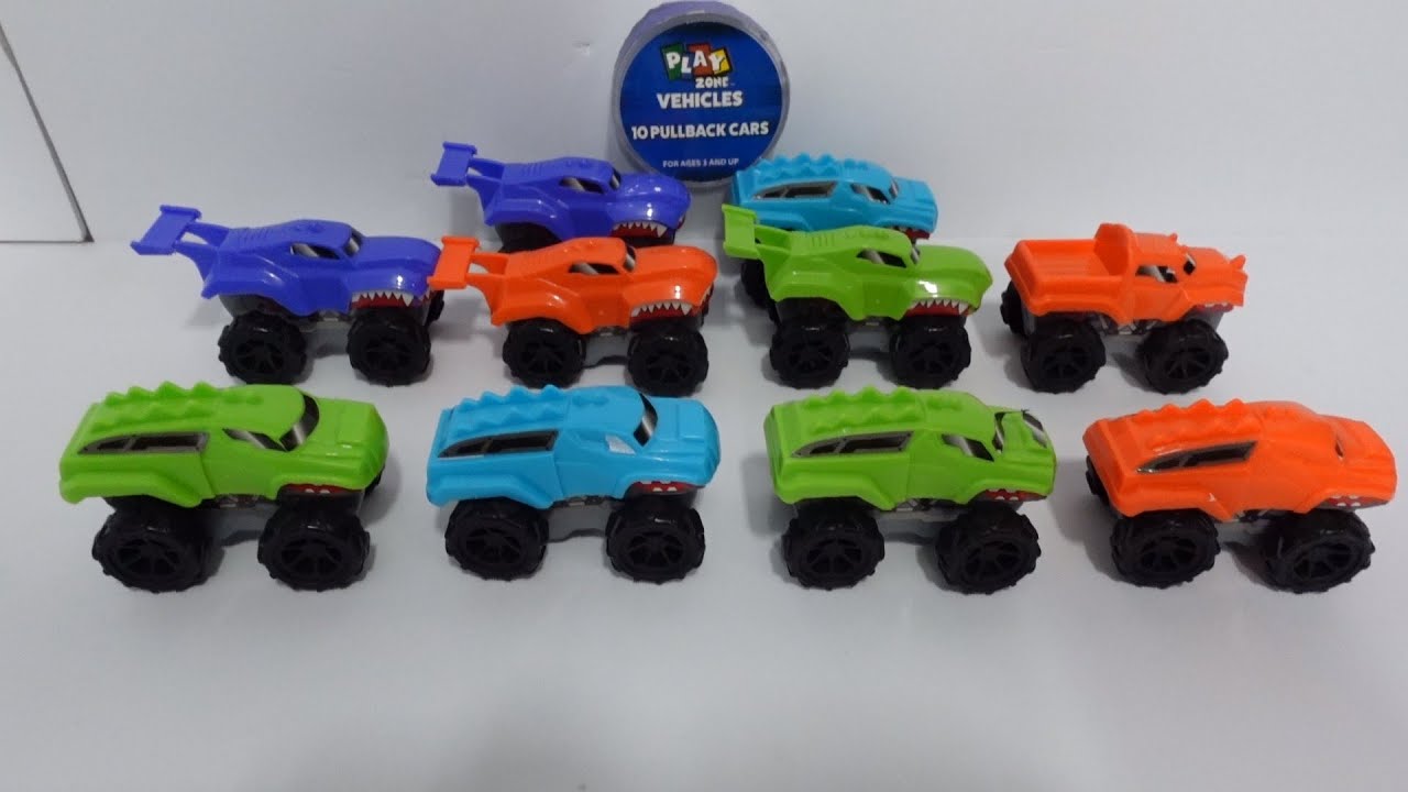 PLAY ZONE VEHICLE MONSTER TRUCKS - YouTube