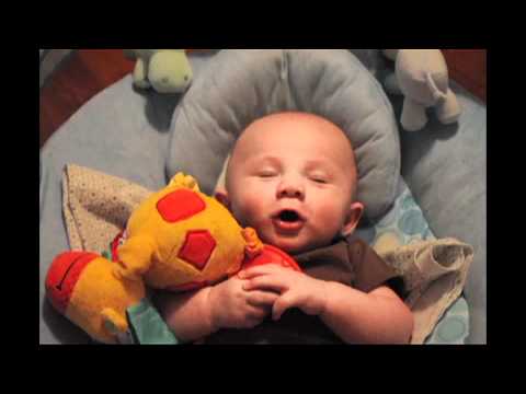 Baby flips off his mom - YouTube