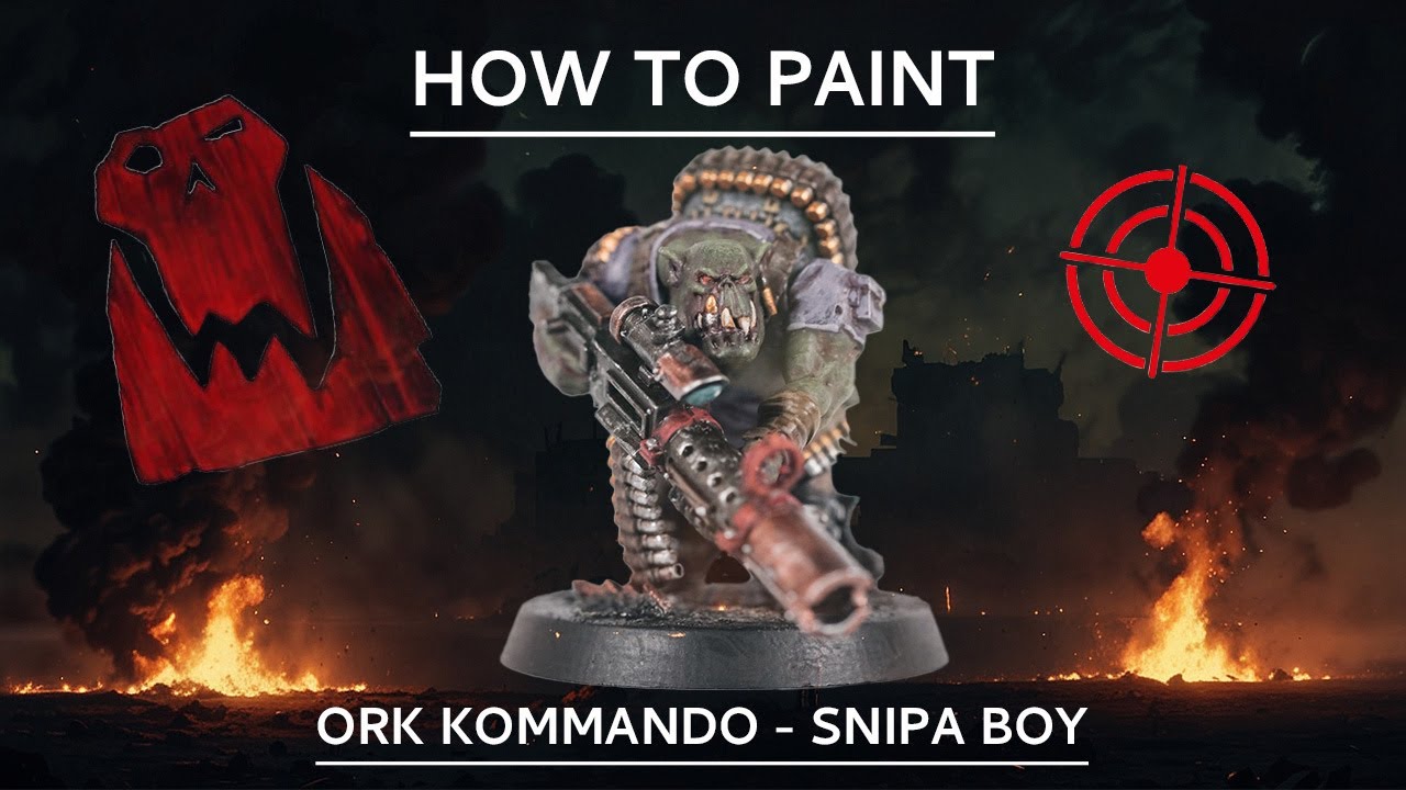 How To Paint a Snipa Boy | Ork Kommando | Warhammer 40000 - YouTube