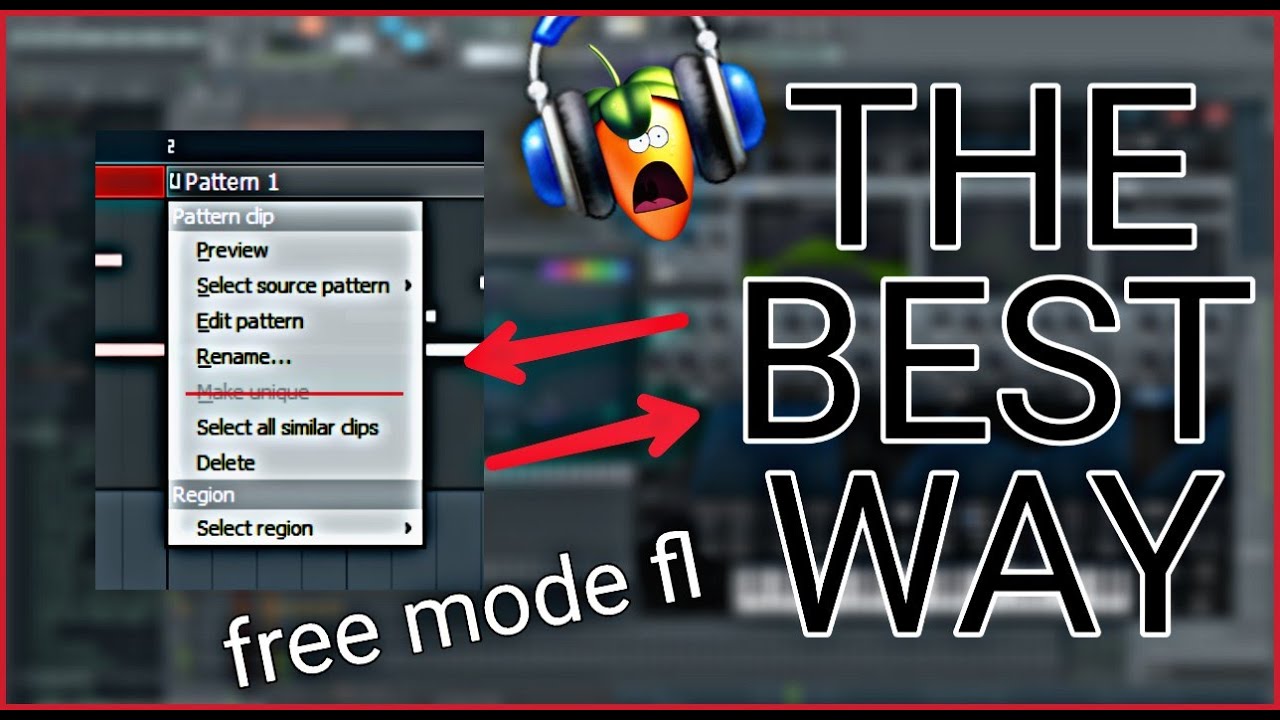 HOW TO MAKE A SAMPLE UNIQUE IN FREE MODE FL STUDIO QUICK AND EASY - YouTube