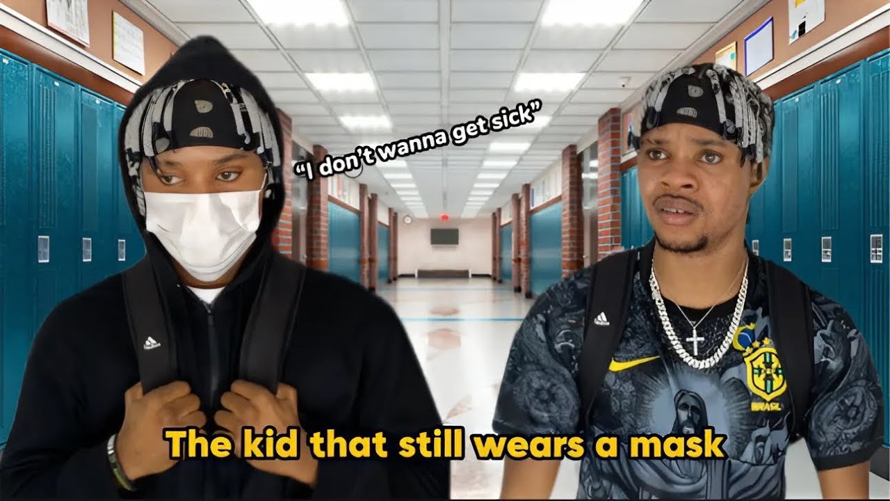 The One Kid That Still Wears A Mask 😷 - YouTube
