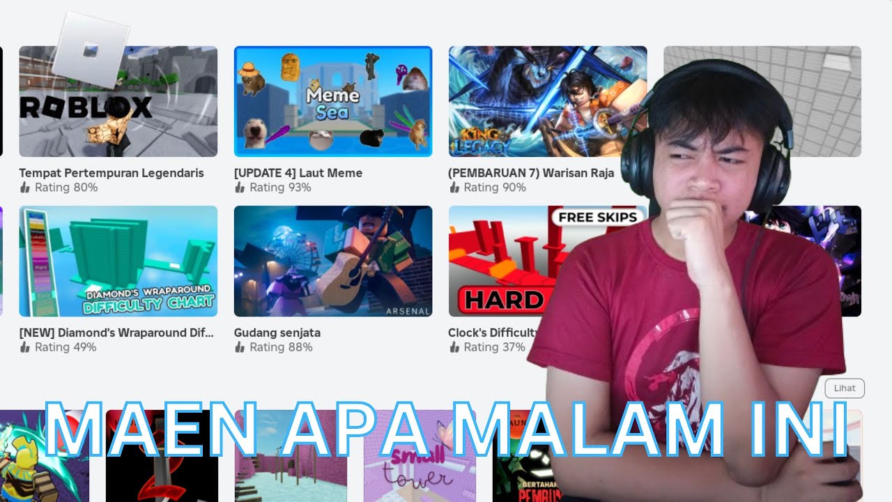Mabar Game Random Lagi Malam Ini - Roblox Indonesia - YouTube