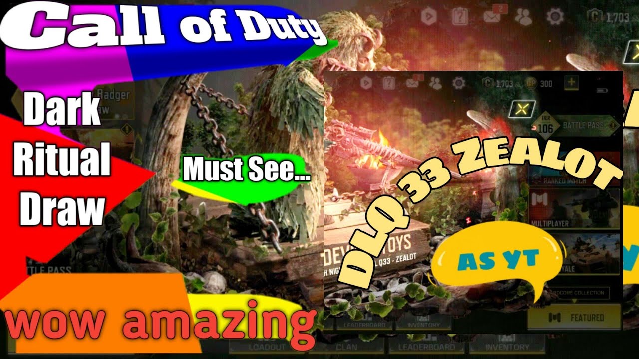 DARK RITUAL DRAW TRICK | COD Mobile - You must see - YouTube