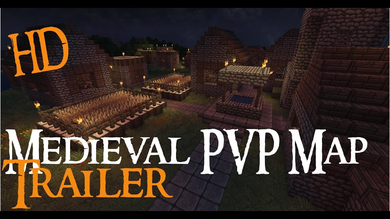 Minecraft Medieval PvP Map Cinematic Trailer (HD) + Download! - YouTube