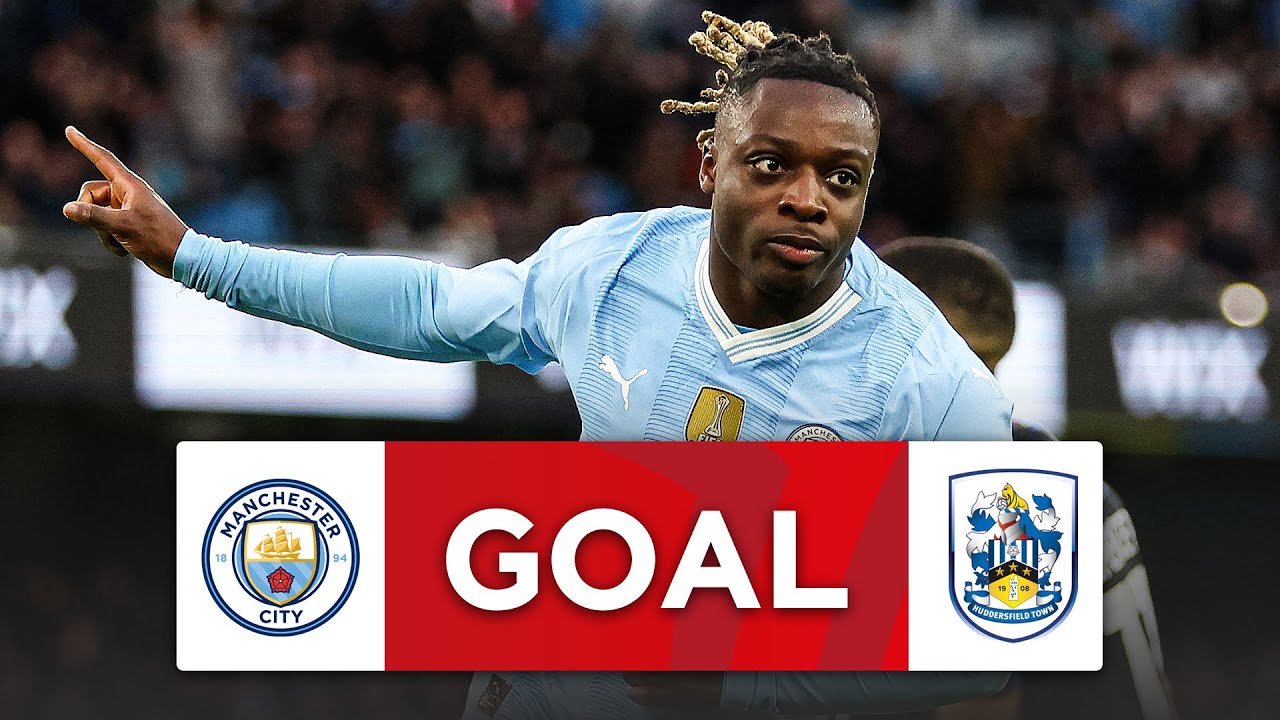 GOAL | Jérémy Doku | Manchester City 5-0 Huddersfield Town | Third ...