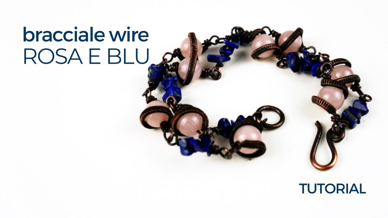 bracciale wire tutorial - catena tecnica wire - YouTube