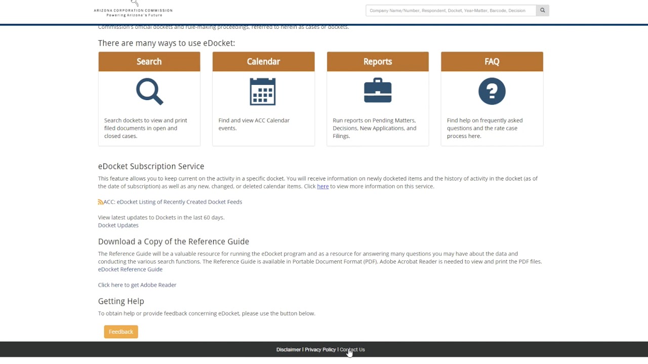 eDocket: How To - YouTube