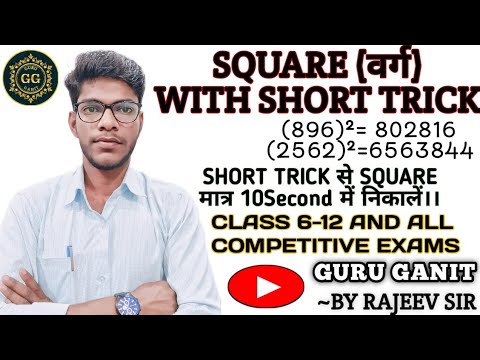 Question Collection Of Square's With Short Trick For Class 6-12 & All ...