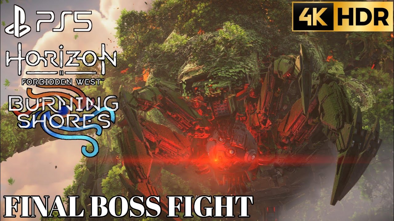 Final Boss Horizon Forbidden West Burning Shores Final Boss Battle 4K ...