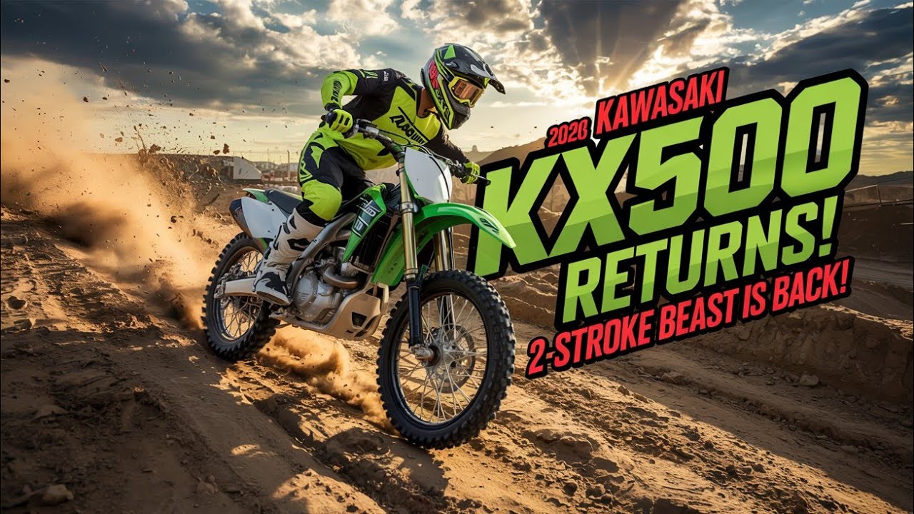 NEW KAWASAKI KX500 (2025), The Ultimate 2-Stroke Dirt Bike Returns ...