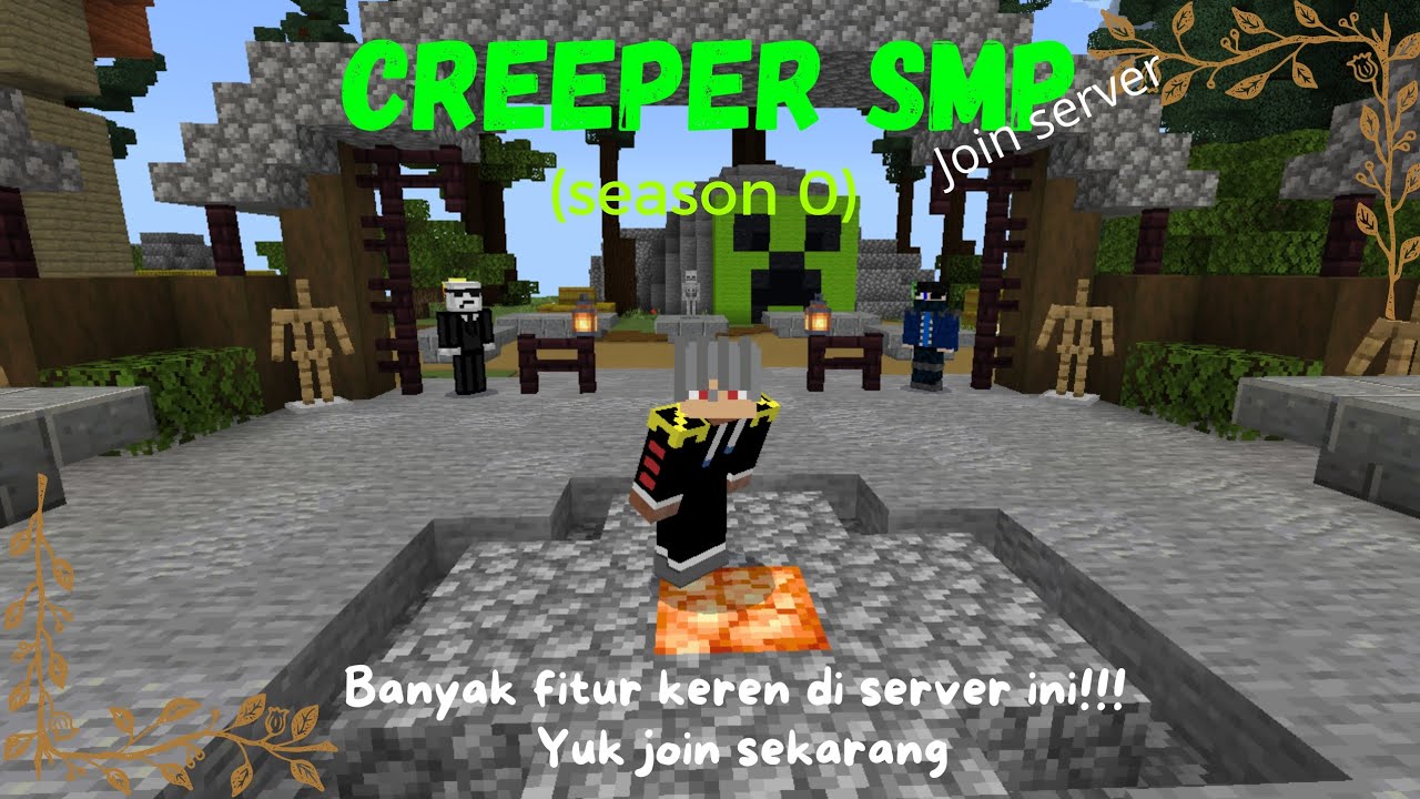 Rekomendasi server yg cocok buat kalian!!! [CREEPER SMP] mcpe/java ...