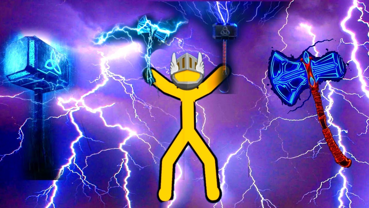 HAMMER vs AXE ||| Supreme duelist stickman fight - YouTube