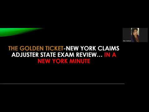 NEW YORK CLAIMS ADJUSTER PRACTICE QUESTION- GENERAL INSURANCE. - YouTube