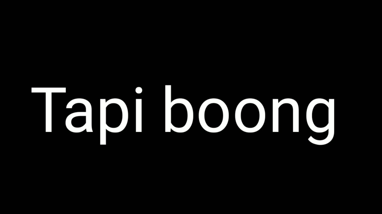 Tapi boong - YouTube