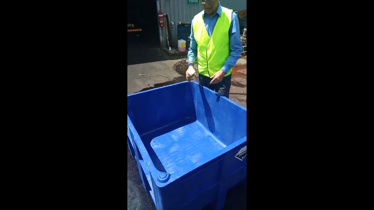Cleaning Battery Rescue Battery Bin - YouTube