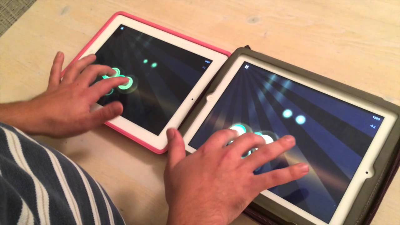 Dope Zebra with 2 iPad - Magic Piano ( perfect score ) - YouTube