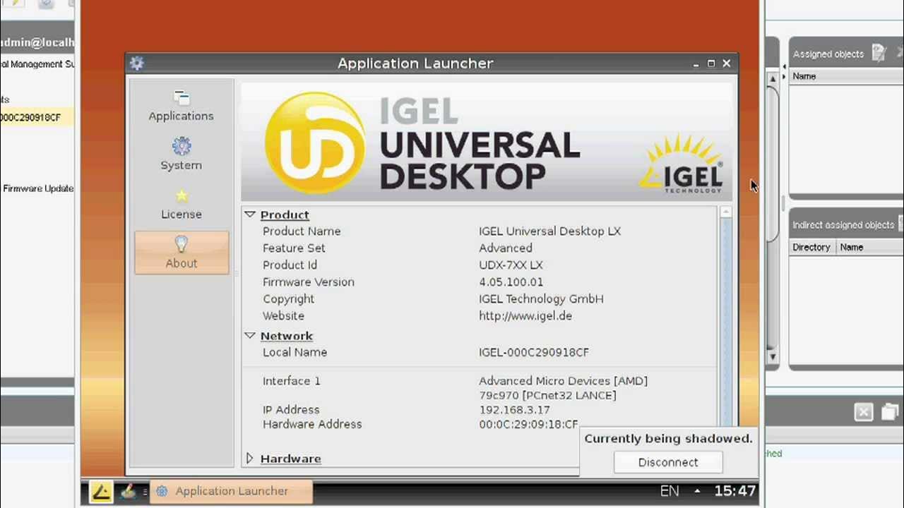 IGEL Universal Management Suite (UMS): Demonstration Part 2 - YouTube