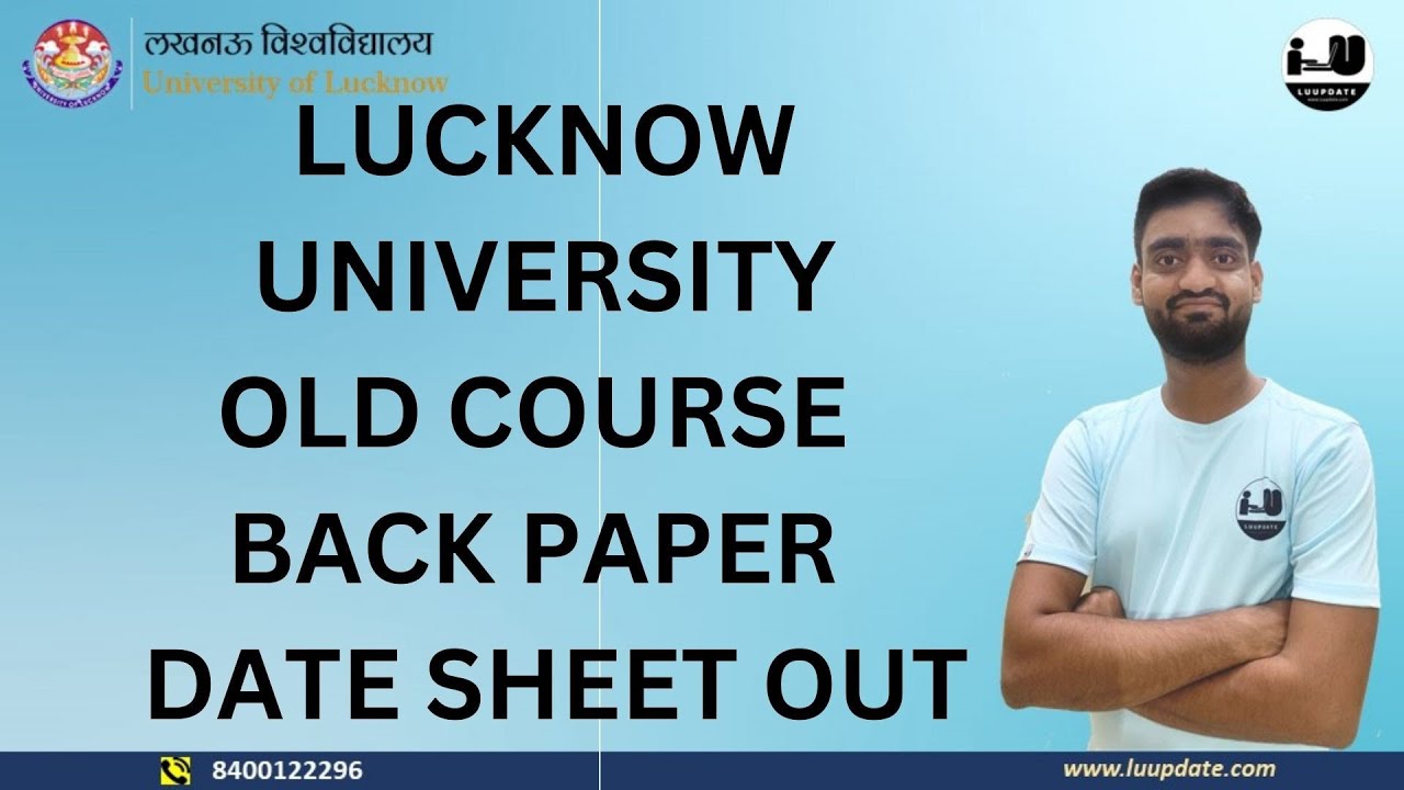 Lucknow University Back Paper Datesheet Out lucknowuniversity lucknow-university-back-paper-datesheet-out-lucknowuniversity