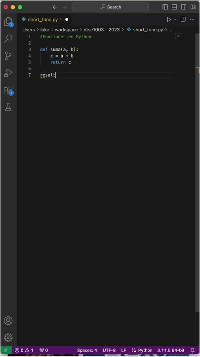 Funciones básicas en Python #dtse1003 #pythonforbeginners - YouTube