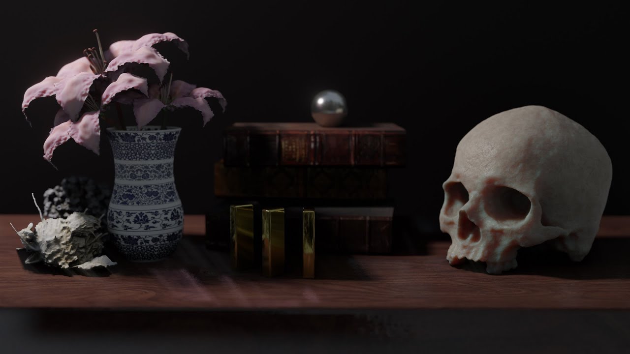 Vanitas Exercise 1: Modelling and texturing a book - YouTube