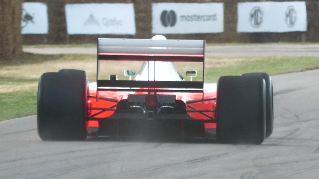 Bruno Senna takes Ayrton Senna's Original V12 McLaren Mp4/6 F1 Car up ...