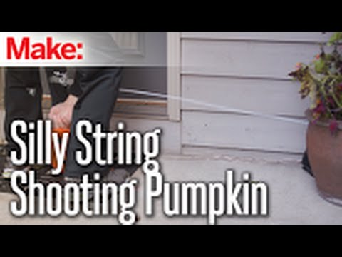 Halloween Silly String Surprise - YouTube