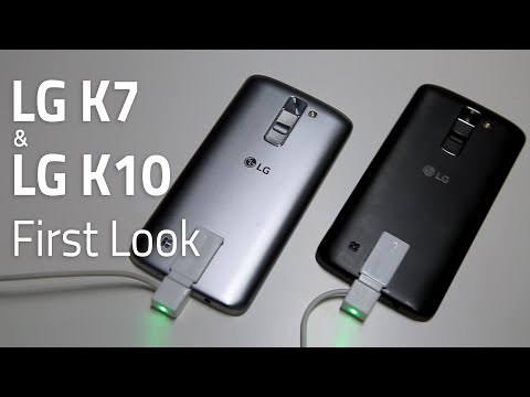 LG K7 & LG K10 First Look