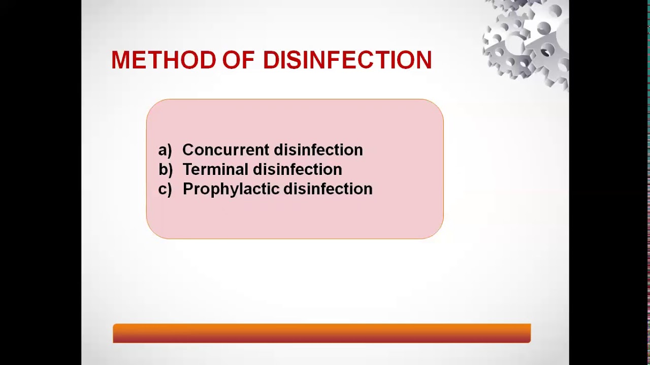 DISINFECTION (class-64), 1.6T, HECP, D. PHARM;1ST YEAR - YouTube
