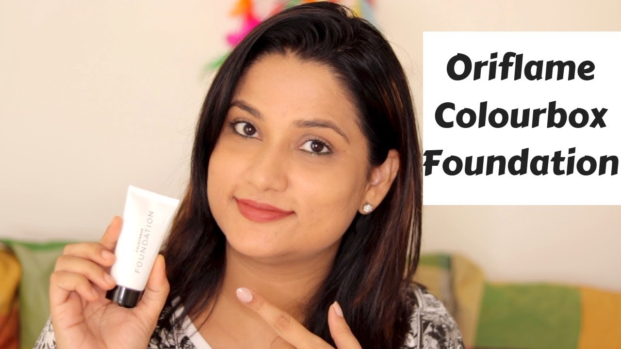Oriflame Colourbox Foundation Review & Demo | Lightweight Foundation ...