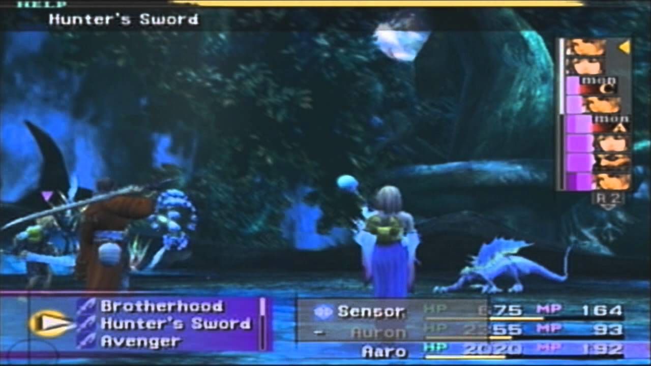 final fantasy X walkthrough part 38- Macalania woods, Barthello loses ...