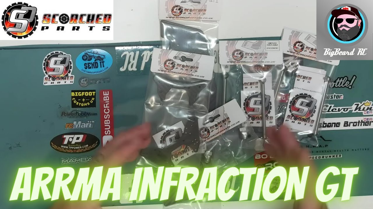 Arrma Infraction GT Build Part 2 Scorched RC - YouTube