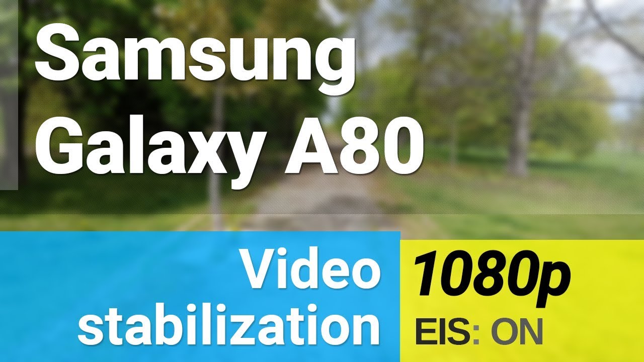 Samsung Galaxy A80 1080p video stabilization sample - main camera - YouTube