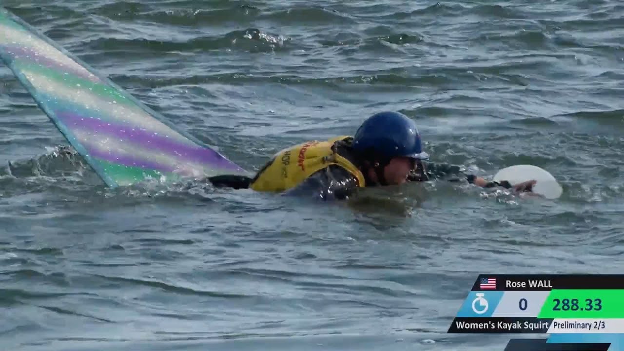 Rose Wall USA Women's Kayak Squirt Prelim / 2025 ICF Canoe-Kayak ...