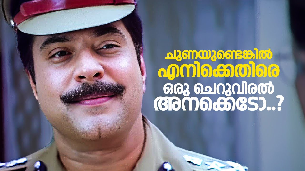 ചുണയുണ്ടെങ്കിൽ എനിക്കെതിരെ ഒരു ചെറുവിരൽ അനക്കെടോ..? | mammootty ...