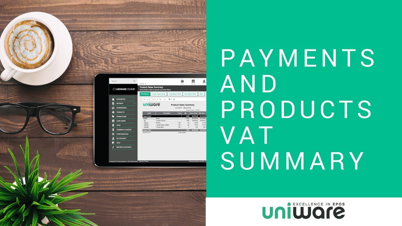 Payments and Products VAT Summary Report - YouTube
