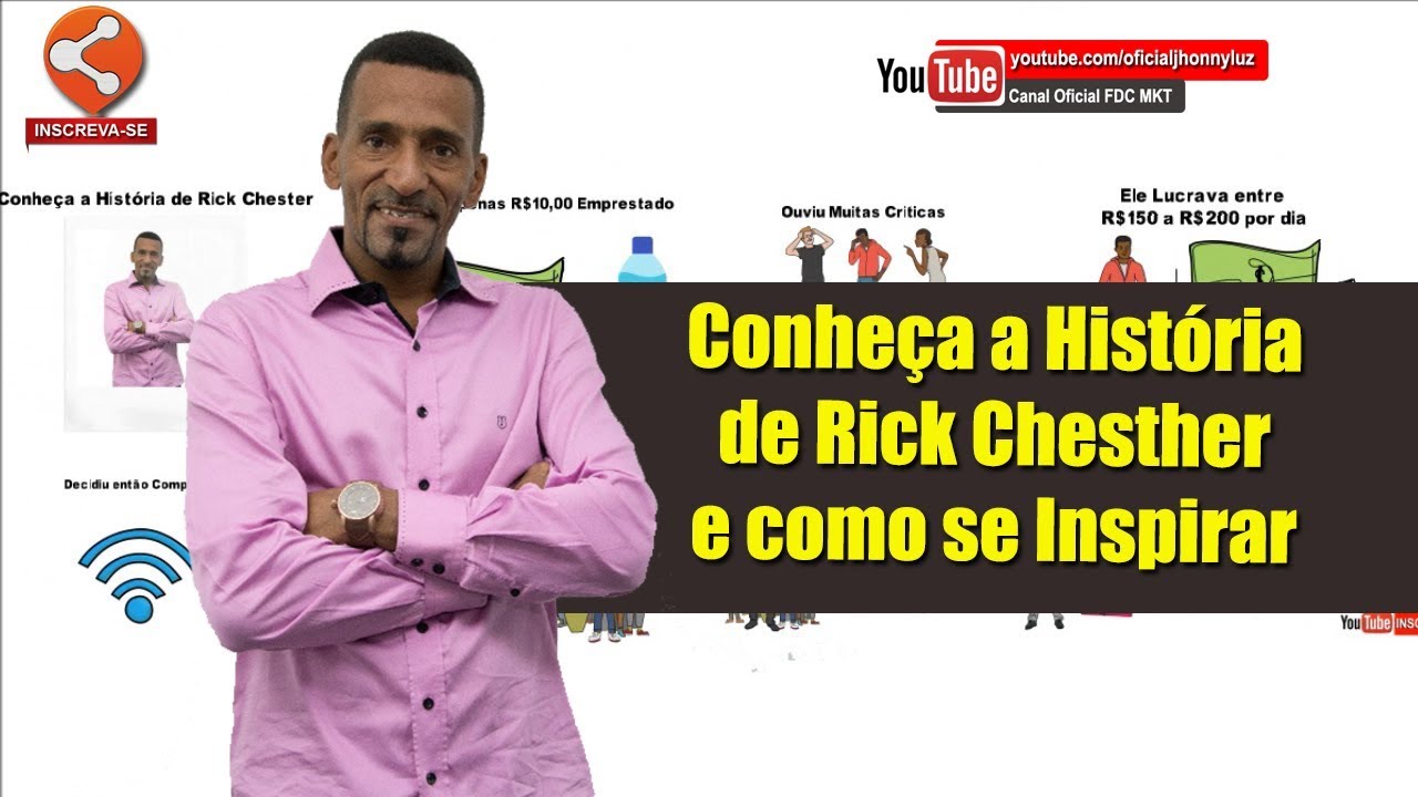🔴Conheça a História de Rick Chesther, Ex-Ambulante a um Empreendedor de ...