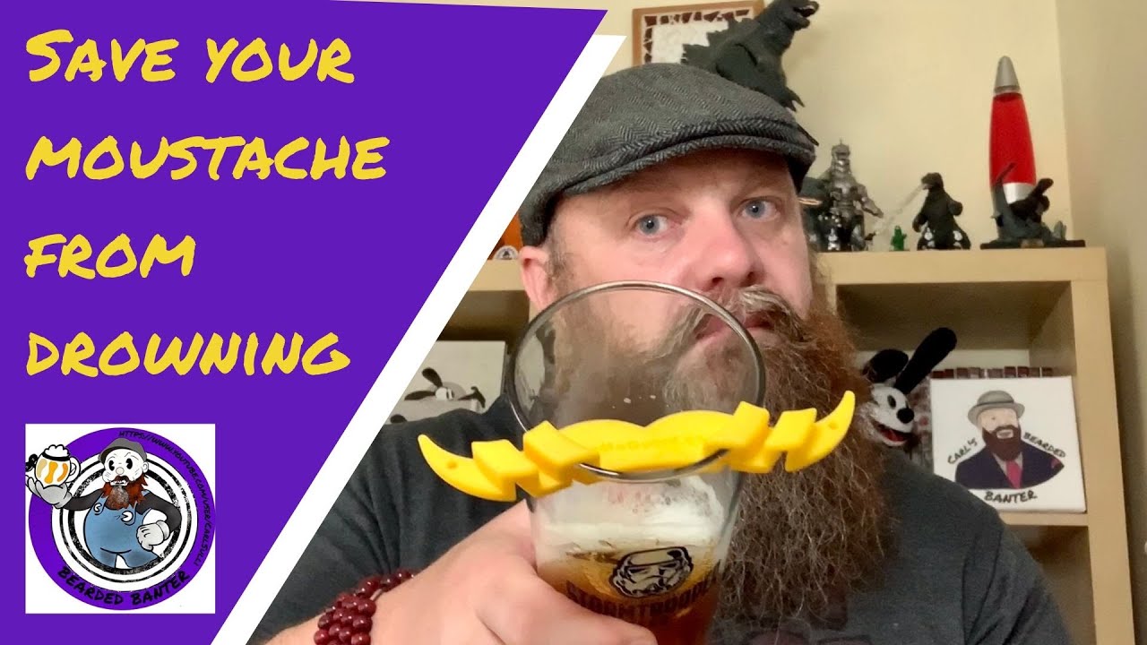 How to keep beer (& other drinks)out of your moustache. - YouTube