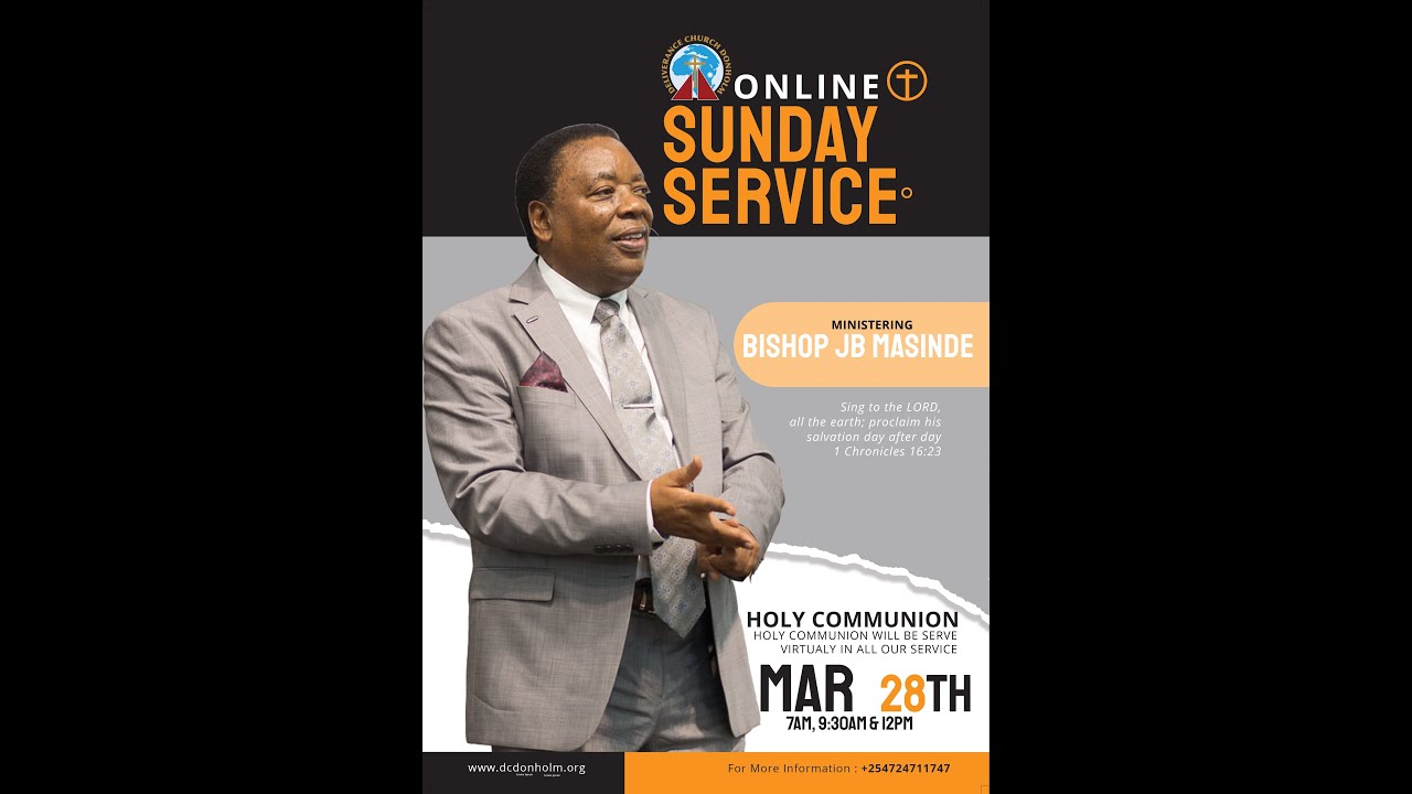 ONLINE SUNDAY 3RD SERVICE (28/03/2021) || BISHOP JB MASINDE - YouTube