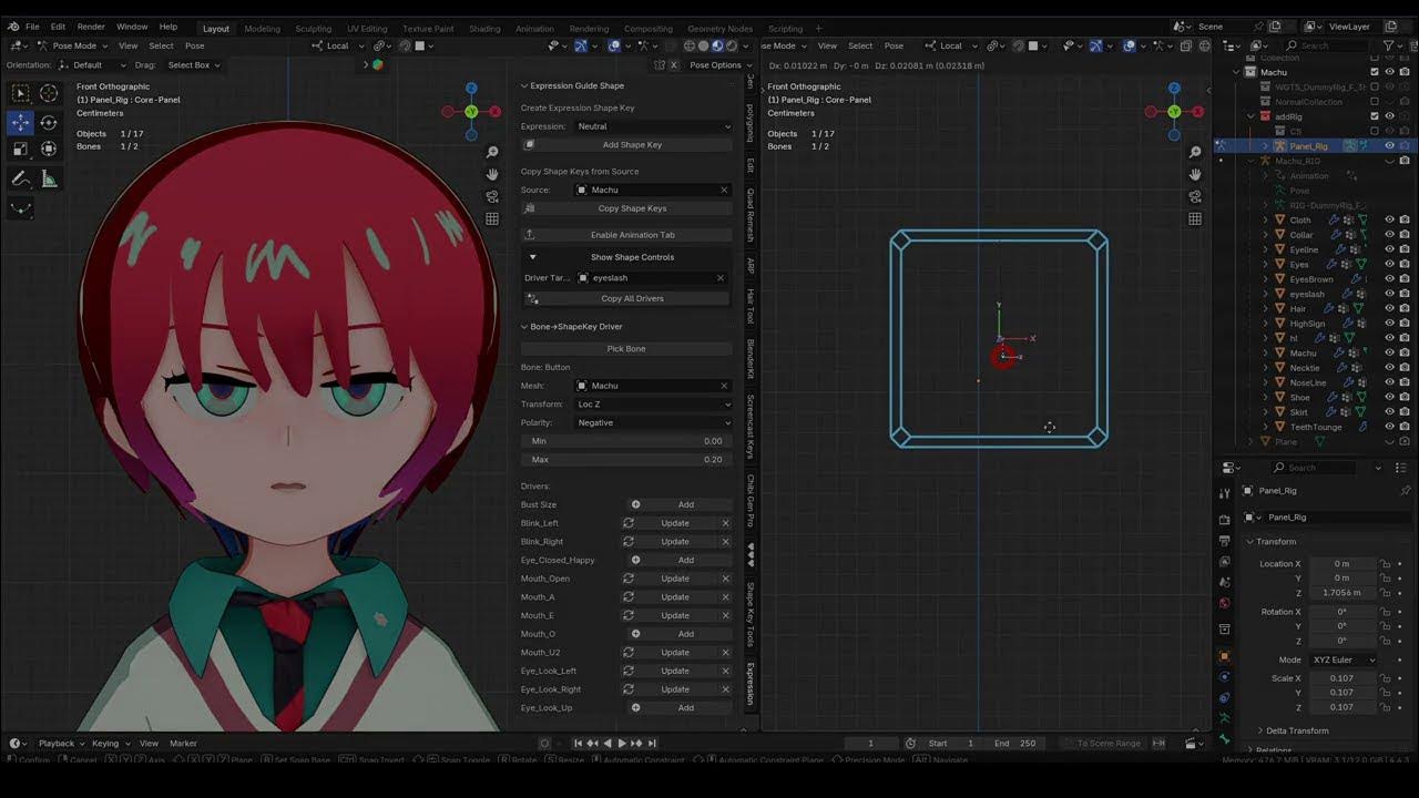 Introduction to Expression guide shape | Blender AddOn - YouTube