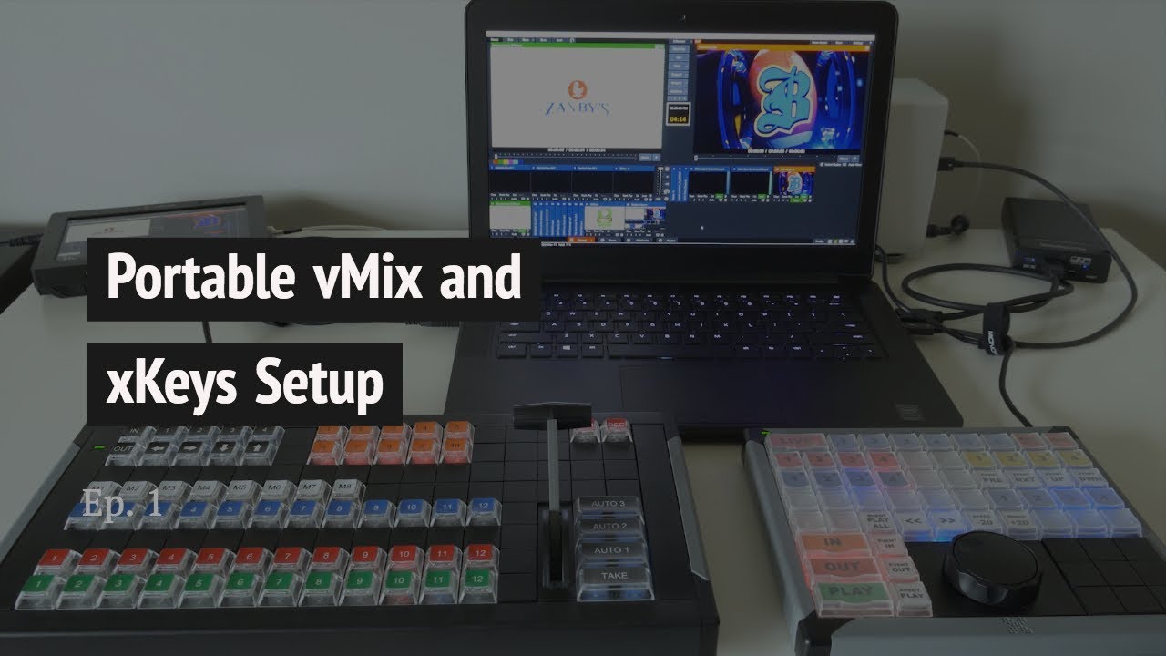 Portable vMix and xKeys Setup - YouTube