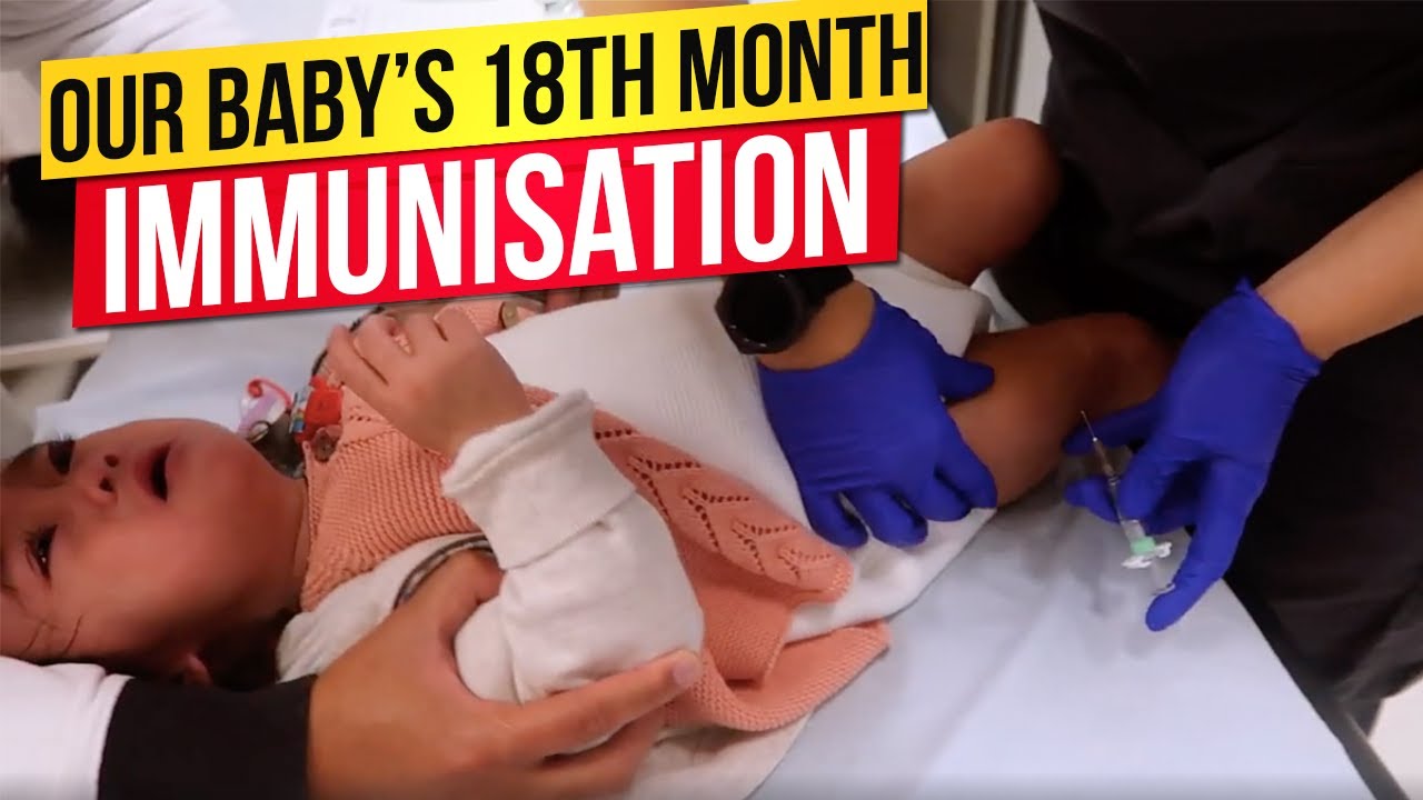 Blaire's 18th Month Immunisation - YouTube